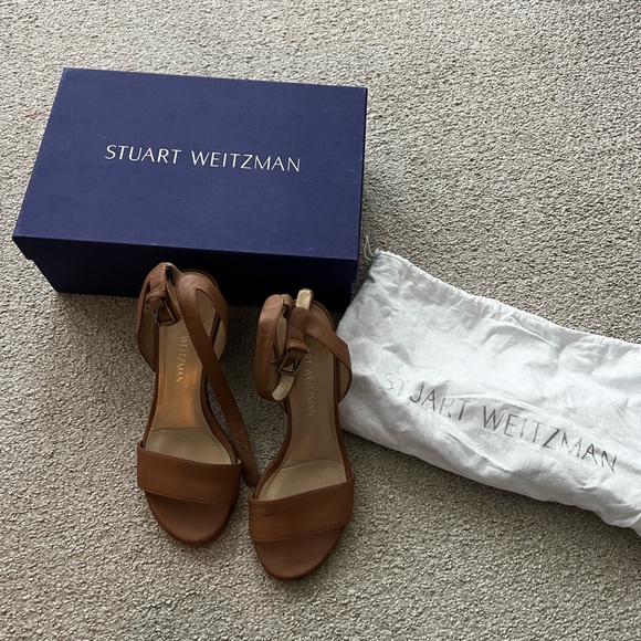 Stuart Weitzman | Shoes | Stuart Weitzman Brown Sandals With Box | Poshmark